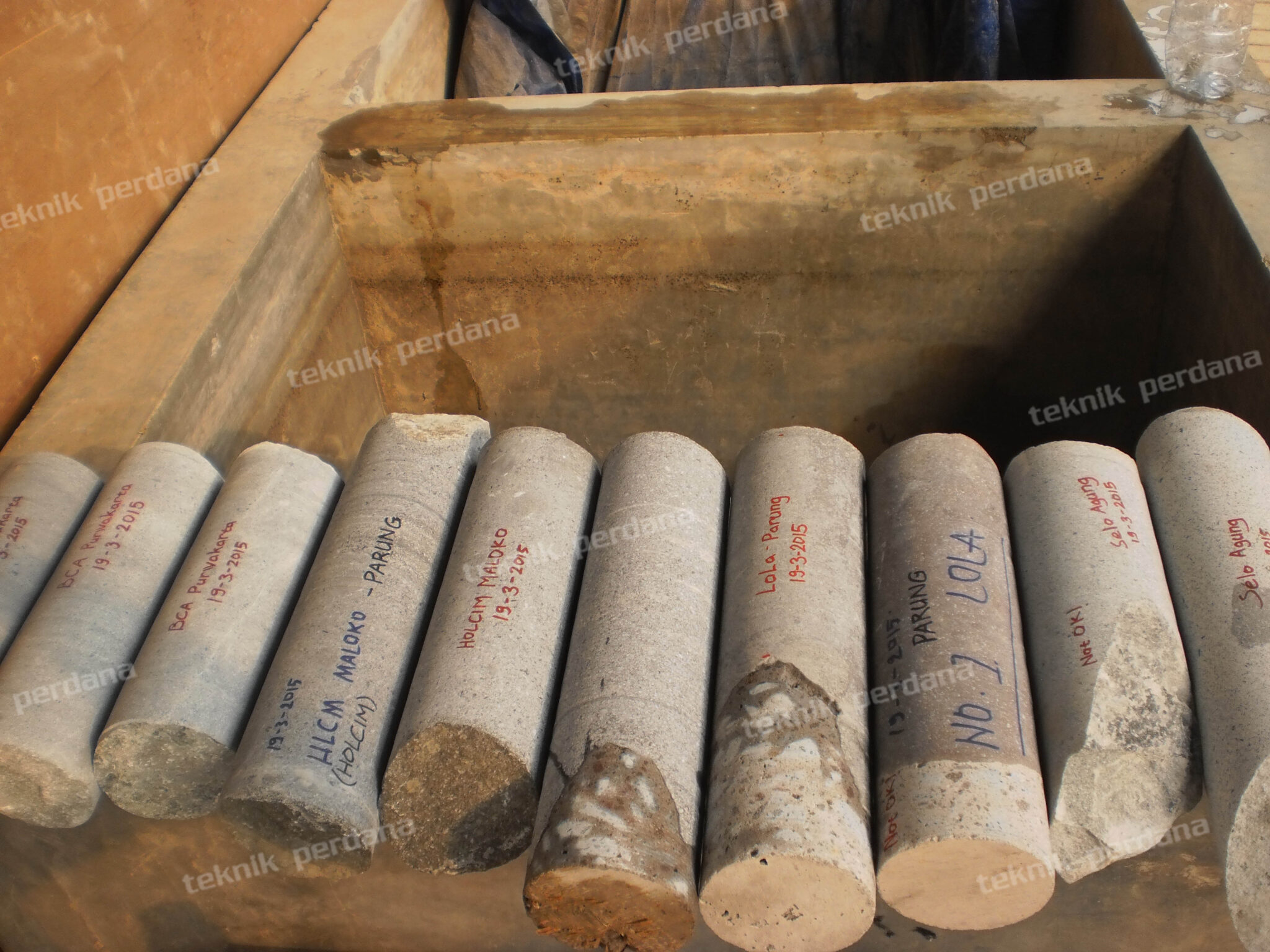 CORING SAMPLE LABORATORIUM BETON/ASPAL - Teknik Perdana